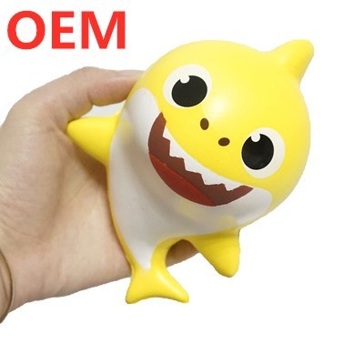 Customized Shark PU Foam Squishy Toy custom your own design toy
